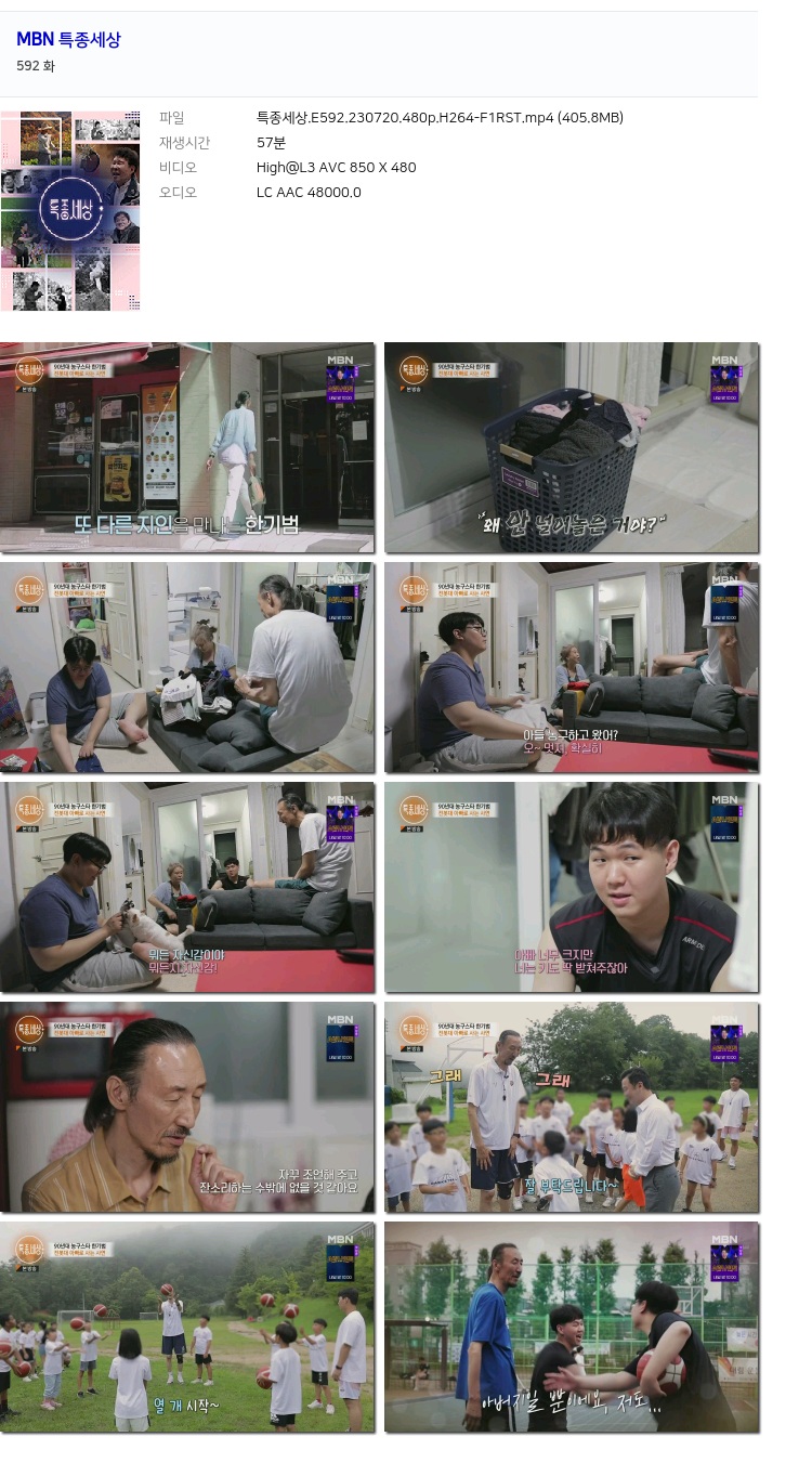 [MBN] 특종세상.E592.230720.480p.H264-F1RST 저장 - 파일썬